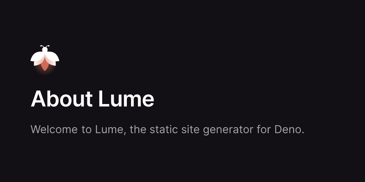 About Lume - Lume